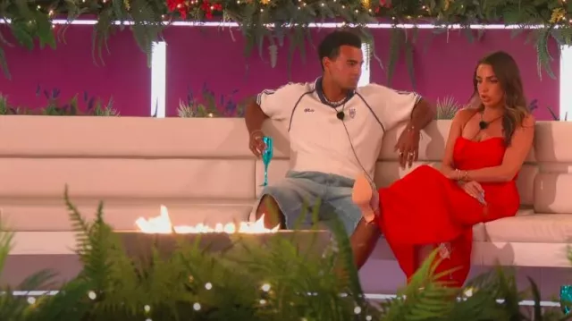 Meshki Chandra Lace Dress worn by Toni Laites as seen in Love Island ...