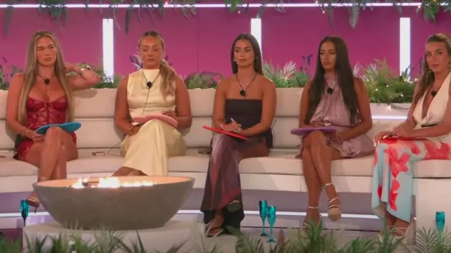 Murci Phoenix Dress worn by Megan Forte Clarke as seen in Love Island ...