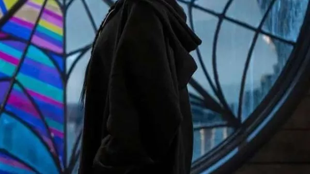 TV Series Wednesday Jenna Ortega Black Hoodie of Wednesday Addams ...