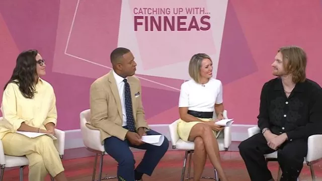 Jason Wu Short Sleeve Tweed Dress worn by Dylan Dreyer as seen in Today ...