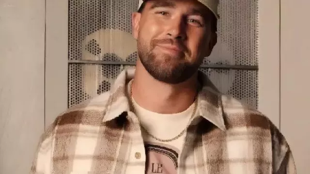 Travis Kelce Heavyweight Brushed Plaid Overshirt in 100122 Carhartt ...