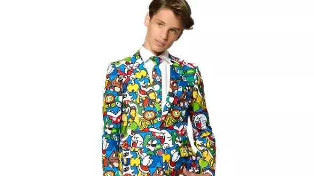 Super Mario Printed Tuxedo in Super Mario Bros. | Spotern
