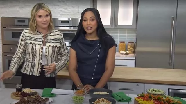 Isabel Marant Etoile Izaria Tweed Jacket worn by Jenna Bush Hager as ...