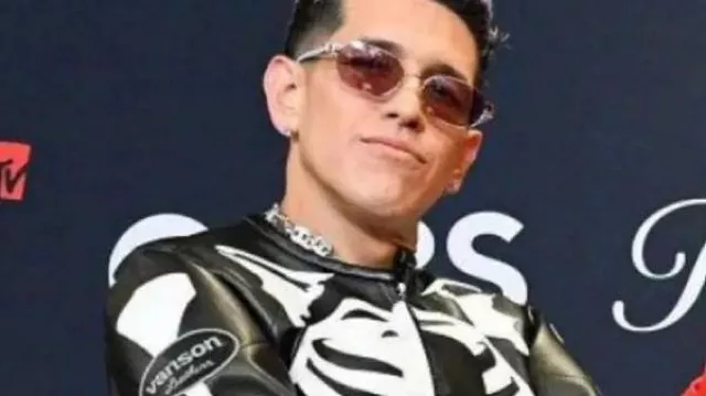 Lenny Tavárez 2025 MTV Video Music Awards Black Leather Jacket | Spotern