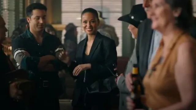 Loewe Paseo Leather Tote Bag worn by Paula Jo (Meta Golding) as seen in ...