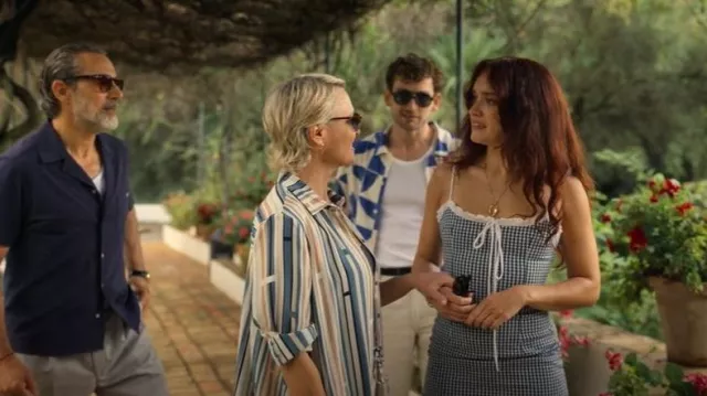 Zara Combinaison Gingham Dress worn by Cherry (Olivia Cooke) as seen in ...