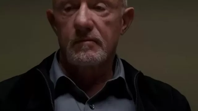 Black zipped jacket of Mike Ehrmantraut (Jonathan Banks) in Breaking ...