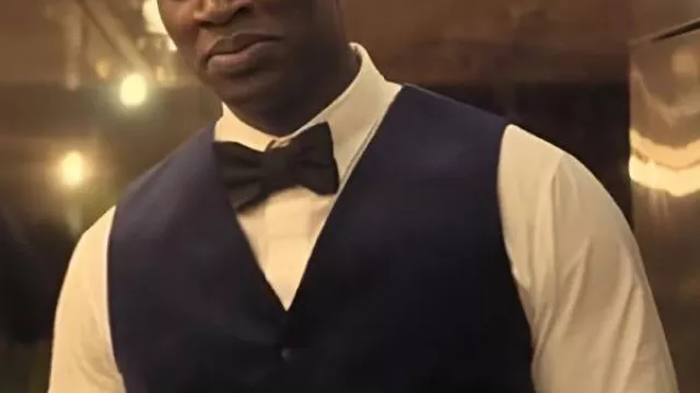 French Lover 2025 Omar Sy Blue Vest worn by Abel Camara (Omar Sy) in ...