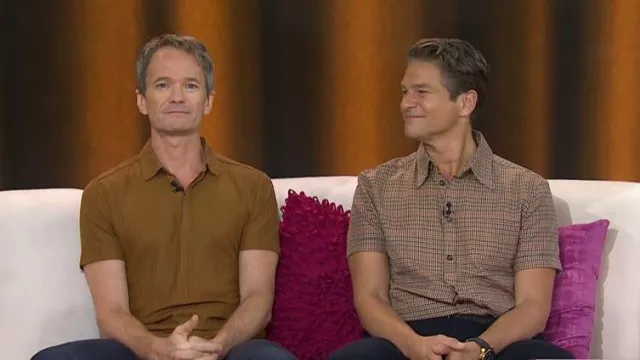 John Varvatos Grana Polo worn by Neil Patrick Harris as seen in Today ...