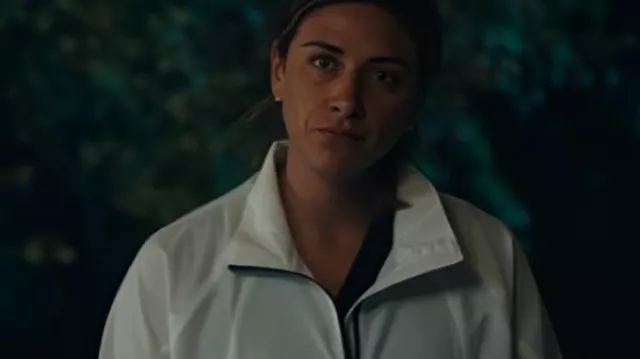 Chad Powers S01 Perry Mattfeld White Zip Top worn by Ricky (Perry ...