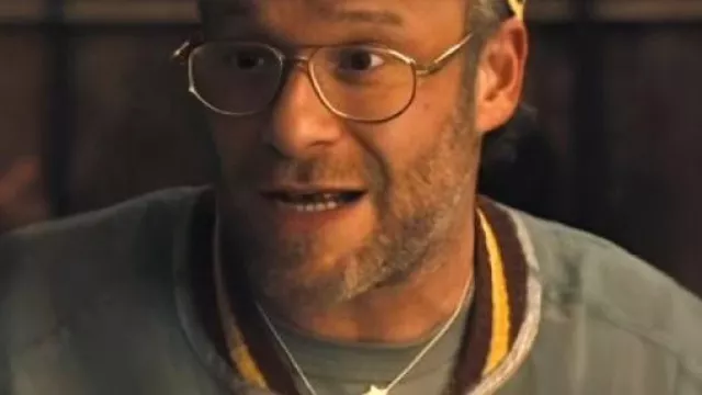 Platonic Green Embroidered Jacket worn by Will (Seth Rogen) as seen in ...