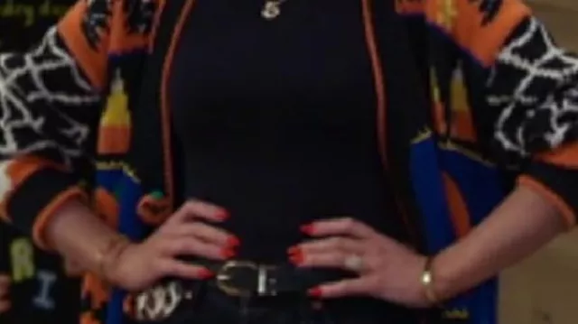 Halloween Cardigan worn by (Giada Russo) in Wizards Beyond Waverly ...