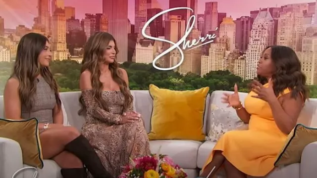 Danielle Guizio Rowan Tartan Dress worn by Gia Giudice as seen in ...