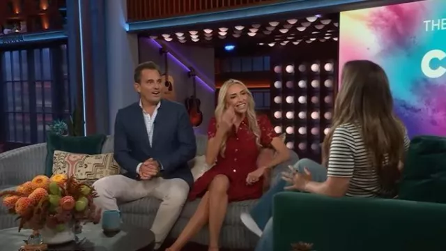 Self Portrait Floral-lace Mini Dress worn by Giuliana Rancic as seen in ...