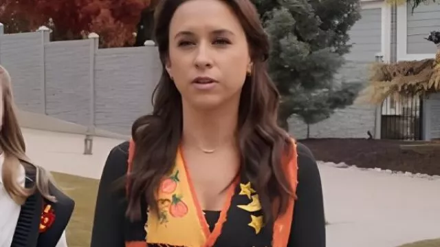 Haul Out the Halloween Lacey Chabert Knit Vest worn by Emily Melrose ...