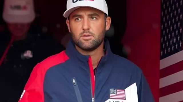 Scottie Scheffler Team USA Ryder Cup 2025 Rain Jacket | Spotern