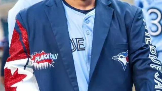 Home Run Jacket worn by Vladimir Guerrero Jr. in Toronto Blue Jays 2025 ...