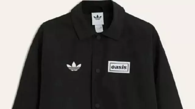 Adidas x Oasis Tour Coach Jacket worn by Dean Chalkley in Adidas x ...