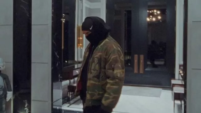 Nike Black Hyperwarm Balaclava worn by Drake in Drake - Toosie Slide ...