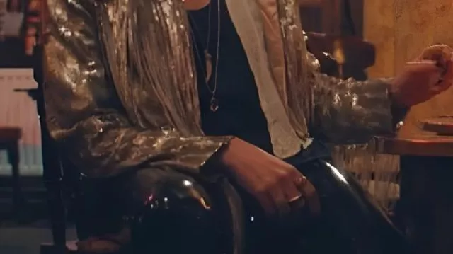 Sequin Fringe Jacket worn by Kitty (Rosalie Craig) in Riot Women | Spotern