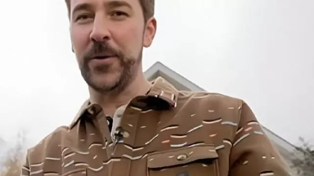 Printed Jacket worn by Joe Fryer in The Today Show 2025 | Spotern
