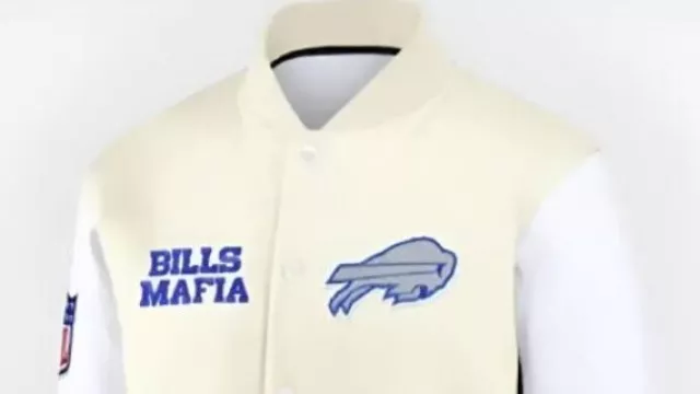 Varsity Jacket worn by Josh Allen in Buffalo Bills Rivalries | Spotern