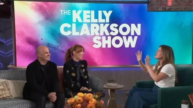 Alice + Olivia Kitty Bee Cardigan worn by Rhonda Halbert as seen in The ...