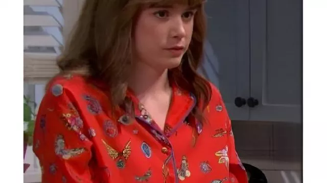 SNL S51 Jane Wickline Printed Blouse used by Jane Wickline as seen in ...