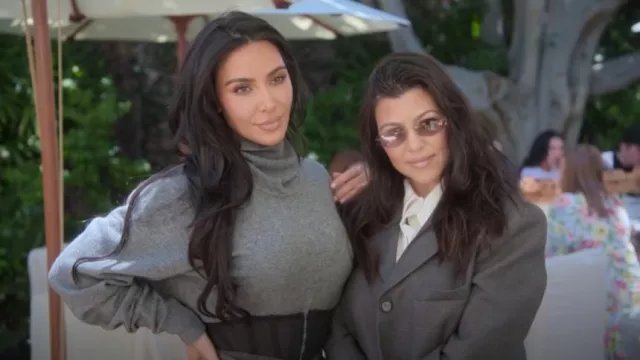 Prada Turtleneck worn by Kim Kardashian as seen in The Kardashians ...