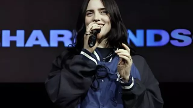 Billie Eilish Hit Me Hard And Soft Letterman Jacket by Self (Billie ...