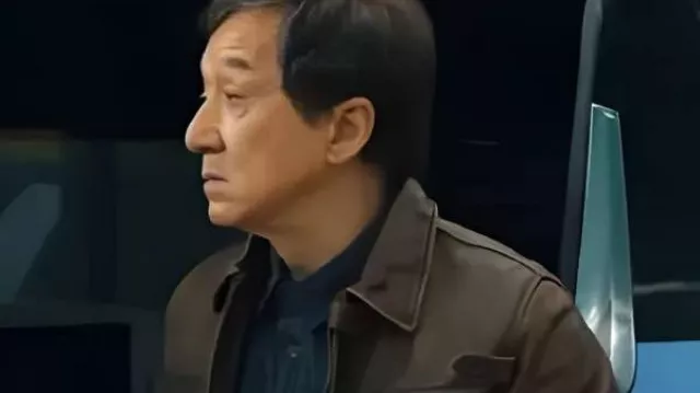 The Shadow’s Edge 2025 Jackie Chan Brown Leather Jacket worn by (Jackie ...