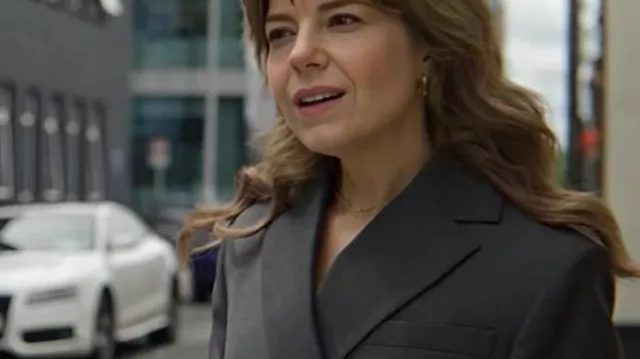 The Revenge Club 2025 Emily Hunter Grey Blazer worn by Emily (Aimee ...