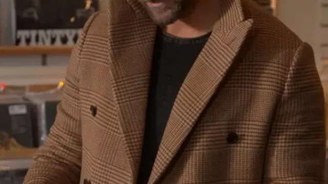 My Secret Santa 2025 Ryan Eggold Brown Coat worn by Matthew Layne (Ryan ...