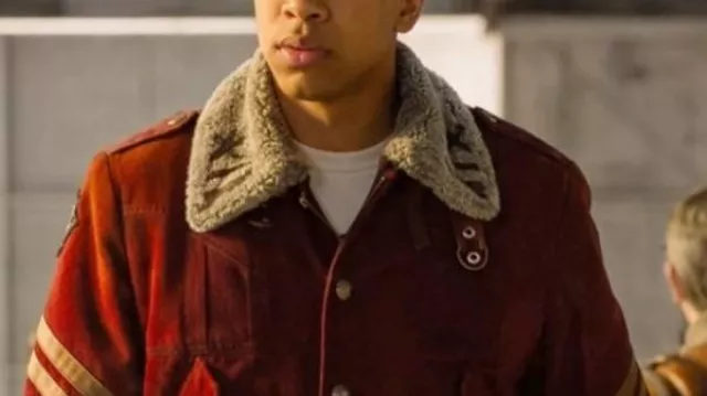Fallout S02 Maximus Red Jacket worn by Maximus (Aaron Clifton Moten) in ...