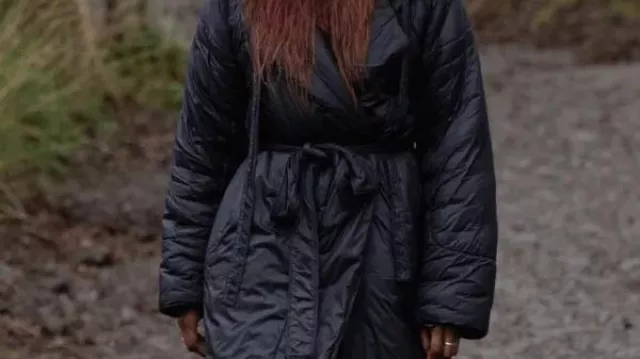 28 Years Later: The Bone Temple Nia DaCosta Puffer Long Coat worn by ...
