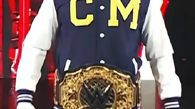 CM Punk Varsity Jacket worn by CM Punk in CM Punk Wore a Steiner-Style ...