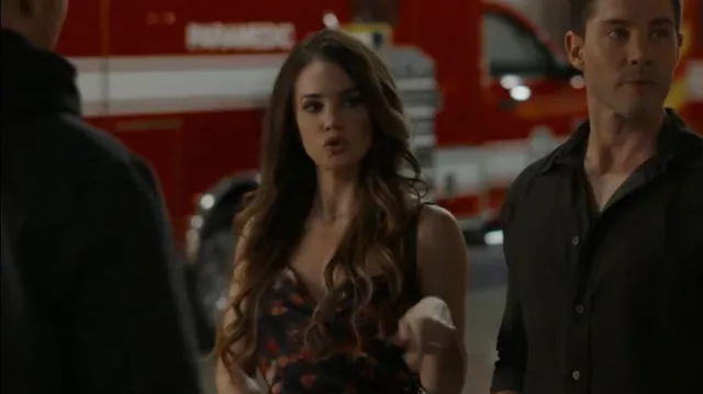 A.L.C. Amber Camisol worn by Jade (Jillian Murray) as seen in 9-1-1 ...