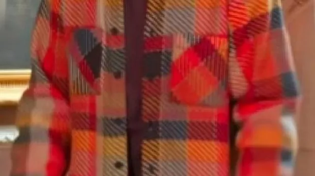 Orange Plaid Shirt worn by Self - Host (Alan Cumming) in The Traitors ...