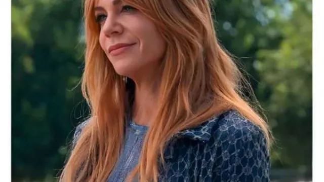 High Potential S2 Kaitlin Olson Printed Jacket worn by Morgan Gillory ...