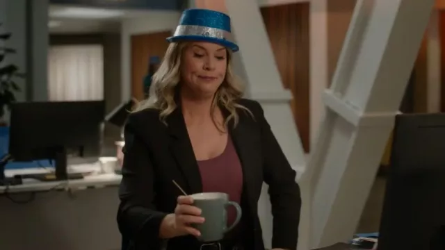 Theory Carissa Blazer worn by Detective Yates (Amy Goodmurphy) as seen ...
