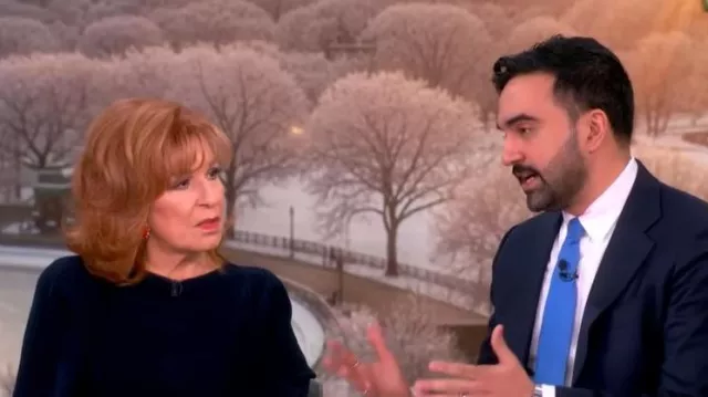 Eileen Fisher Chenille Blend Square Armhole Sweater Worn By Joy Behar
