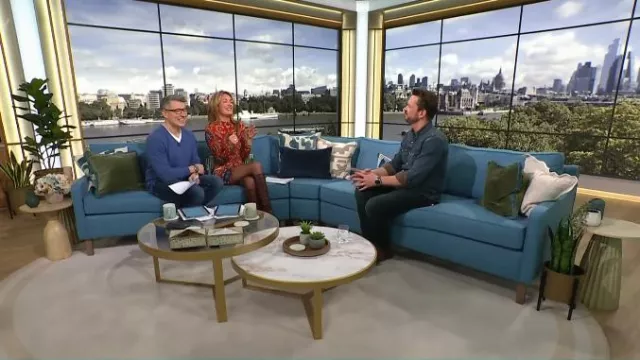 Paris Texas Stiletto Boots worn by Cat Deeley as seen in This Morning ...