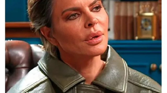 The Traitors US S04 Lisa Rinna Leather Jacket as seen in The Traitors ...