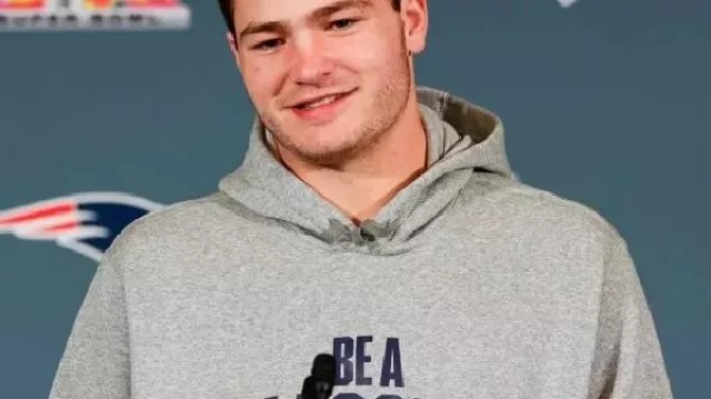 Drake Maye Be A Blessing Grey Hoodie in Good Morning Football: NFL ...