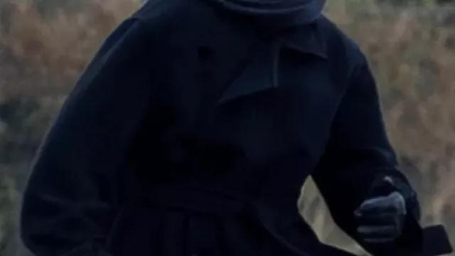 Eva Stratt Project Hail Mary Black Wool Coat of Eva Stratt (Sandra ...
