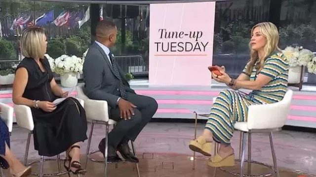 Aldo Midsommar Wedge Sandal worn by Jennifer Jolly as seen in Today on ...