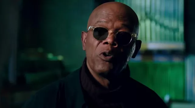 The translucent sunglasses worn by Augustus Gibbons (Samuel L. Jackson ...