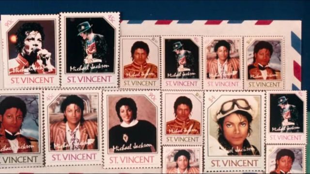 The Collection of Stamps Special Michael Jackson in Moonwalker ...