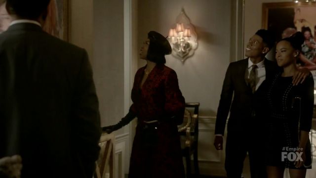 The short green dress by Pierre Bel­main worn by Tiana Brown (Serayah ...