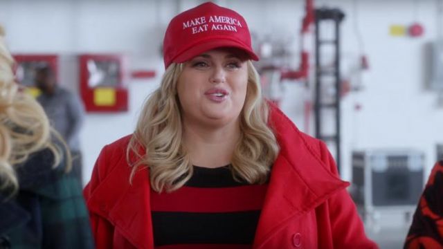 Fat Amy (Rebel Wilson) Make America Eat Again Embroidered Red Baseball ...